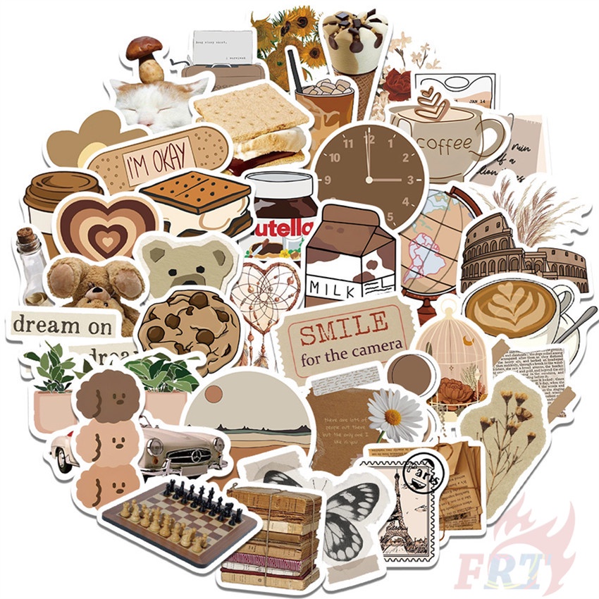 60Pcs/Set Renaissance . Retro Art Series 05 Stickers Fashion Mixed DIY ...