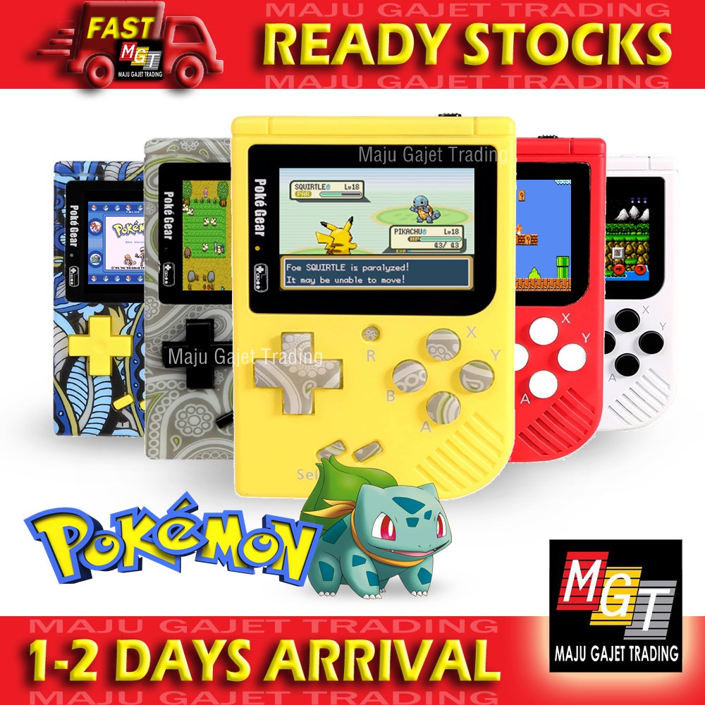 MGT | Pokegear Mini Portable Game Console Pokemon Super Mario Retro GBA ...