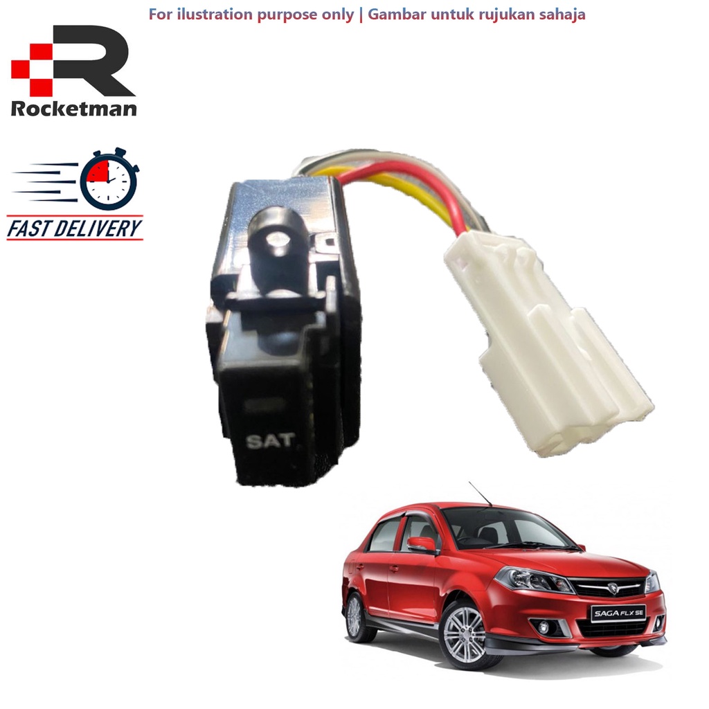 OEM GEAR LEVER CONTROL SAT STEPPED AUTO SWITCH PROTON SAGA FLX | Shopee ...