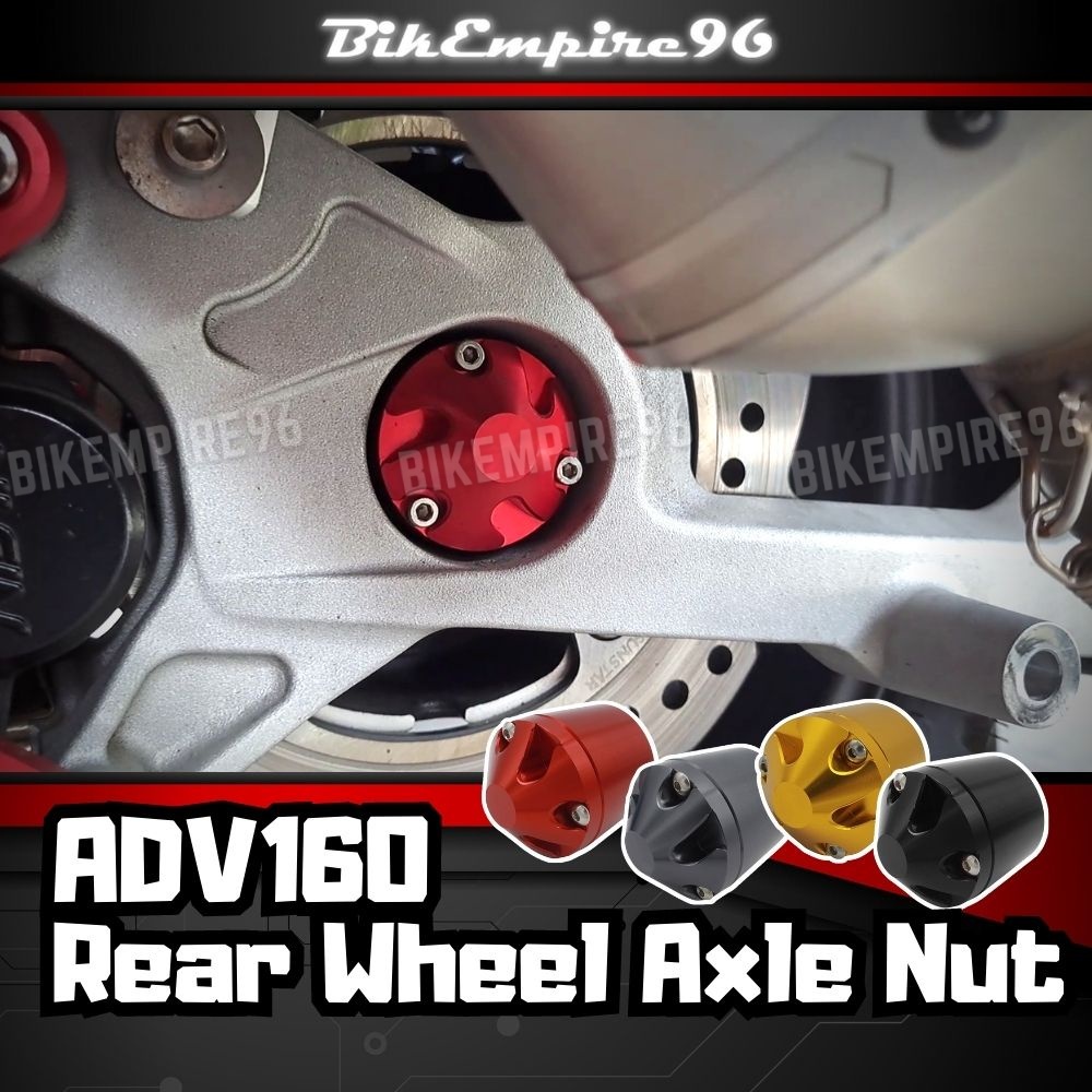 HONDA ADV160/150 VARIO160 CNC Rear Wheel Axle Screws Nut Bolt ...