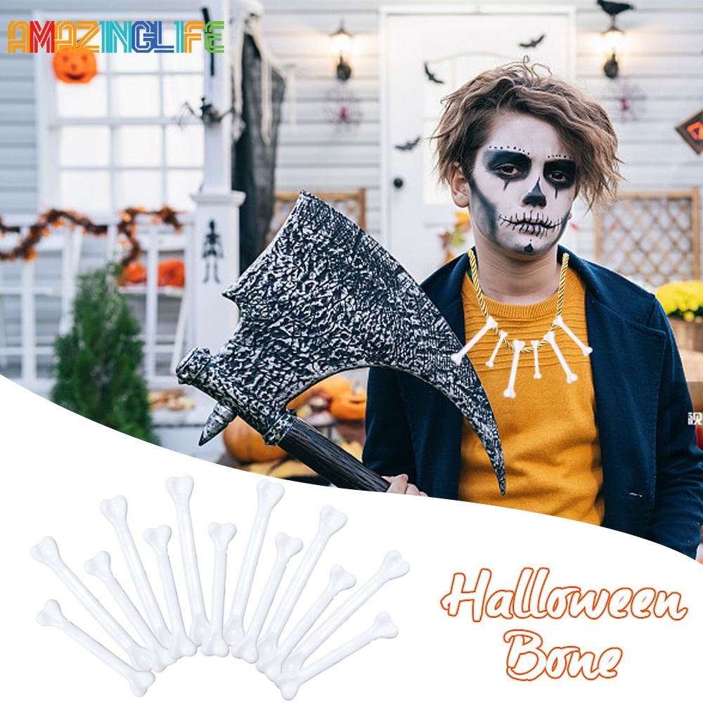 Horror Atmosphere Plastic Simulation Bone Diy Decorative Props Terror