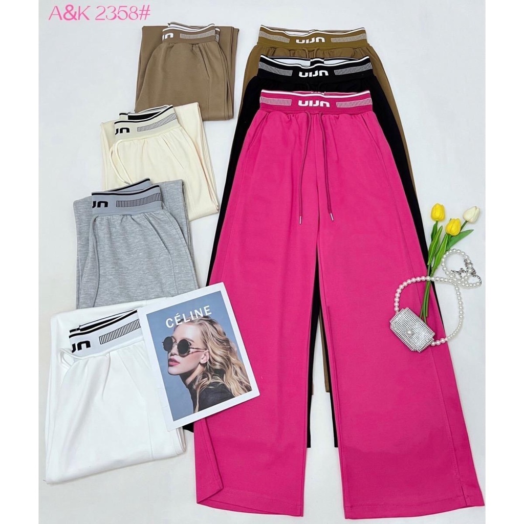 A&K Model 2358 Fashion Pants Decorated With Chic Waistband Mu Style ...