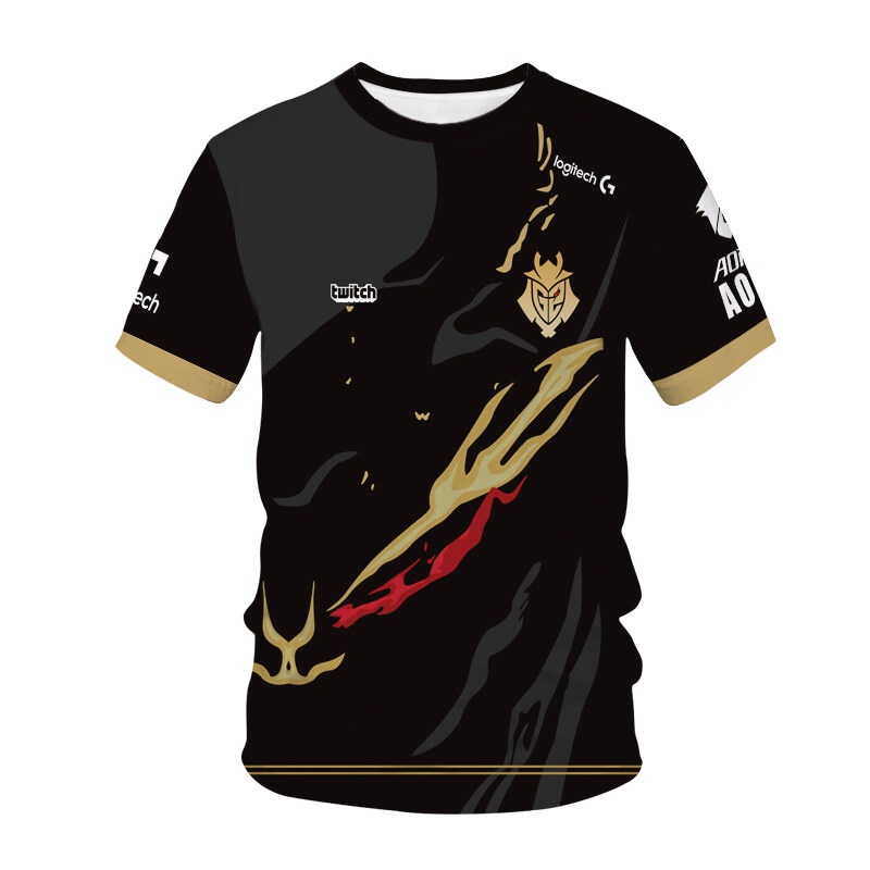 Esports T Shirt G2 Esports T Shirt Game LOL CSGO Top Team Pro Gamer Men ...