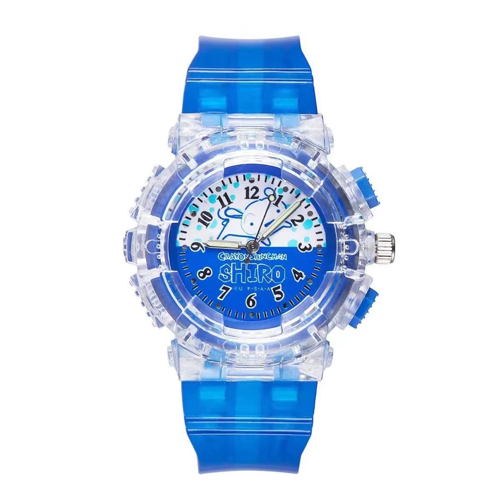 Cute Cartoon Crayon Shin-chan LED Light Kids Watches for Boys Girls ...