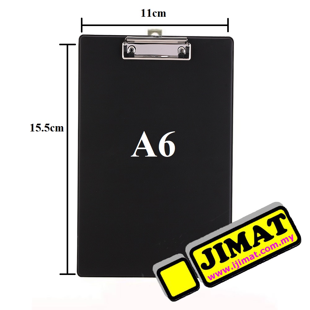A6 Size PVC Wire Clip Board / A6 Saiz Papan Clip Kertas / Clip Board ...