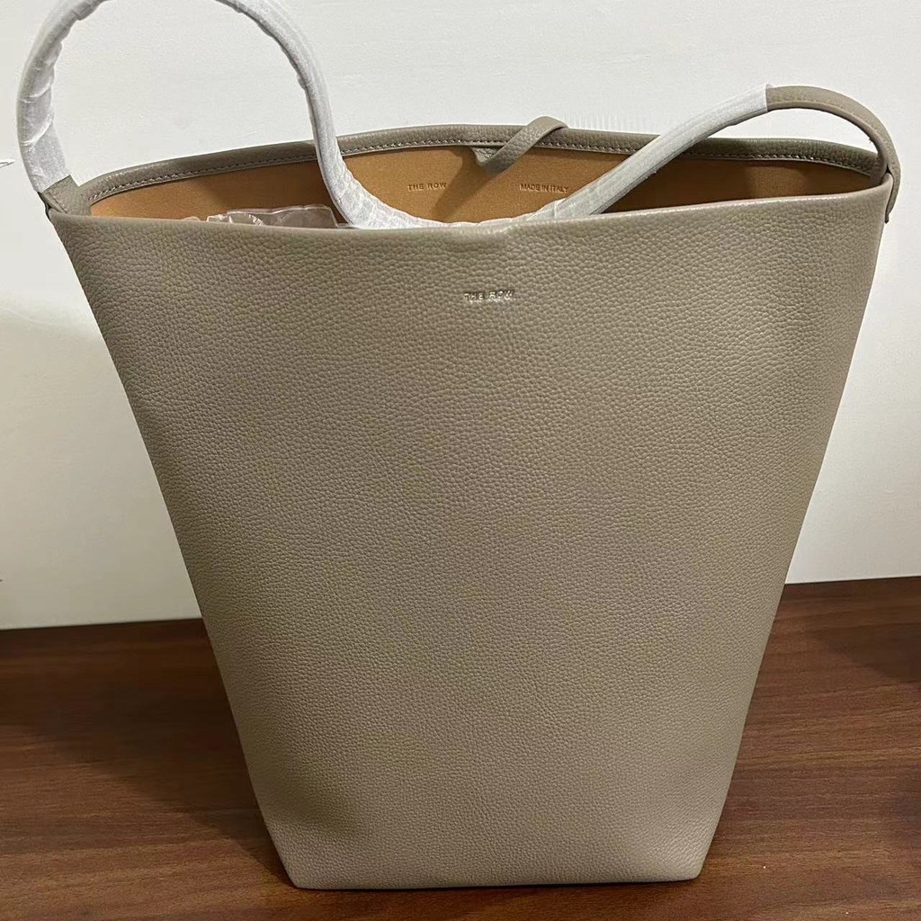 The row Bucket Bag Portable Tote Bag Women Lychee Leather Large ...