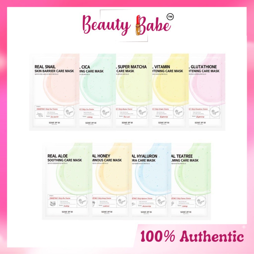 [Some By Mi] SOMEBYMI Real Care Mask 1 Sheet [BeautyBabe] | Shopee Malaysia