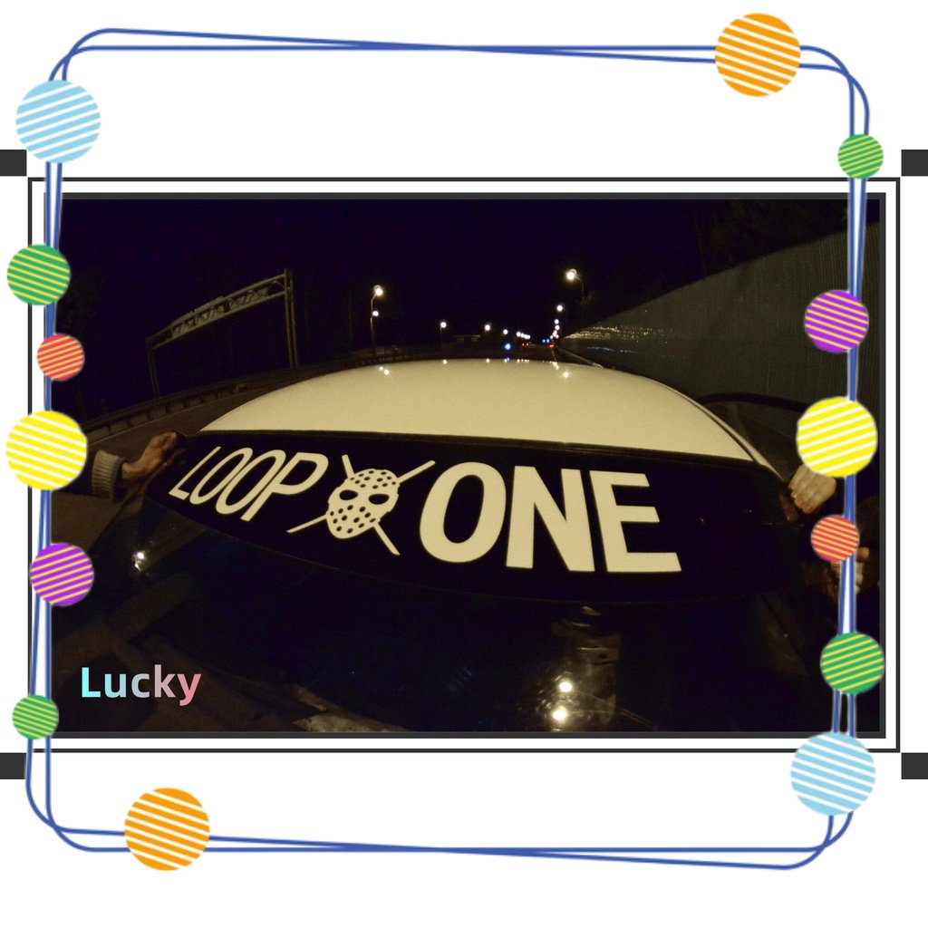 G093 KANJOZOKU OSAKA JDM Japanese LOOP ONE Modified Car Stickers and ...