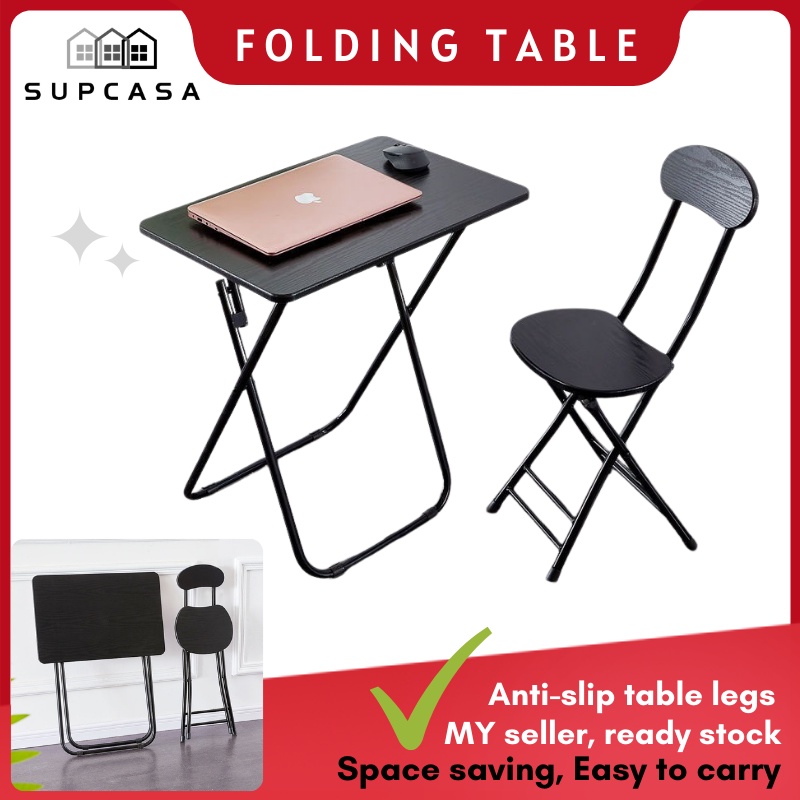 Foldable Table folding table portable table meja lipat meja belajar ...