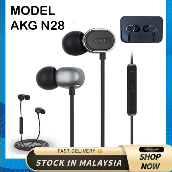 ORIGINAL AKG 3.5mm Audio In Ear Earphones N28 AKG N28 HiFi In-Ear ...