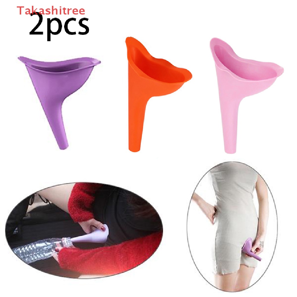 (Takashitree) 2 Pack Maternity Stand Up Pee Portable Toilet Camping Tent Travel Female Urinal ...