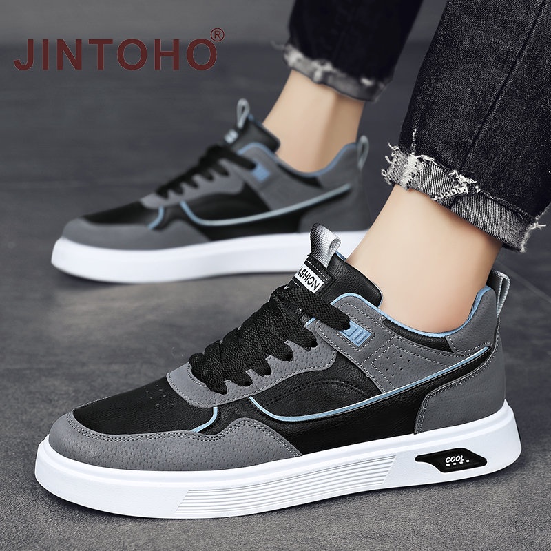 JINTOHO Men Fashion Sneakers Casual Rubber Shoes For Men Outdoor Sport ...