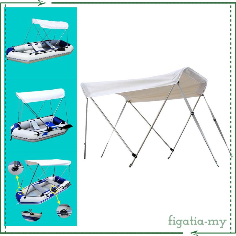 [FigatiaMY] Foldable Inflatable Boat Canopy Canoe Shade Bimini Top ...