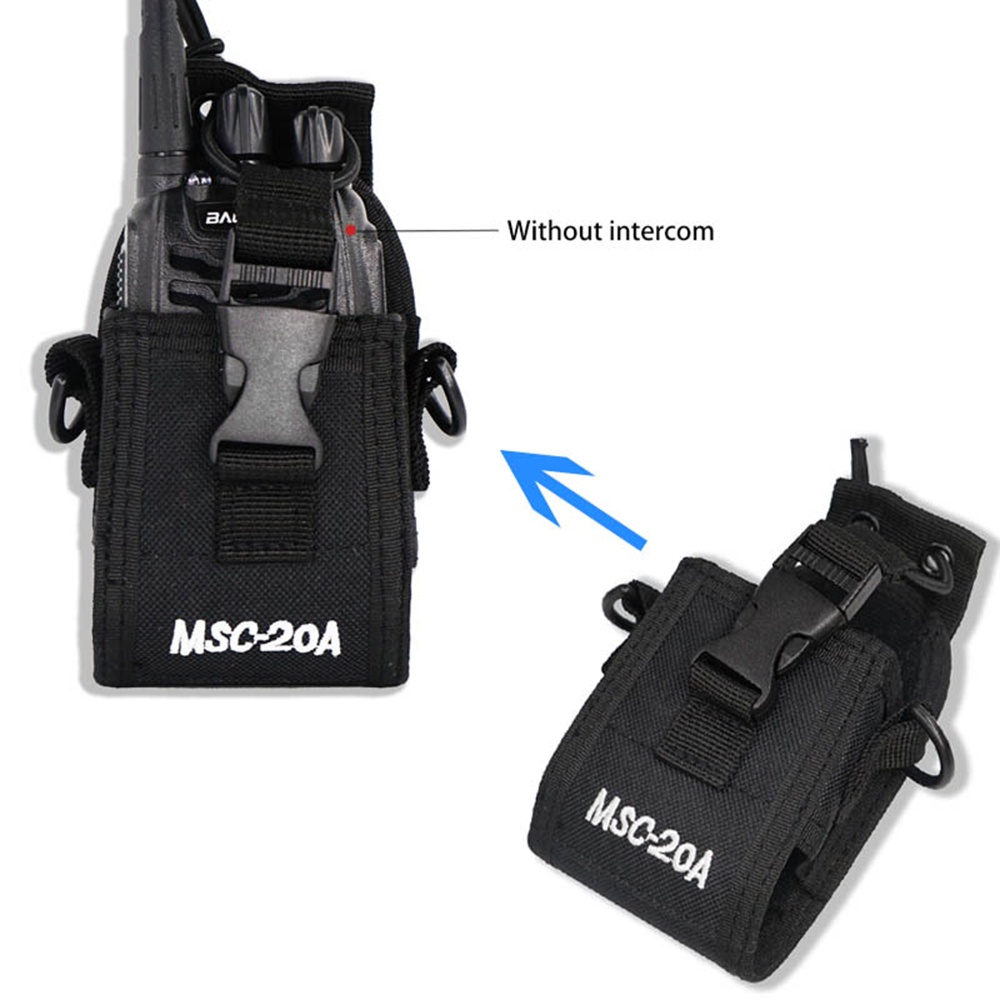 Universal Walkie Talkie Bag Nylon Adjustable Shoulder Strap Belt Two ...