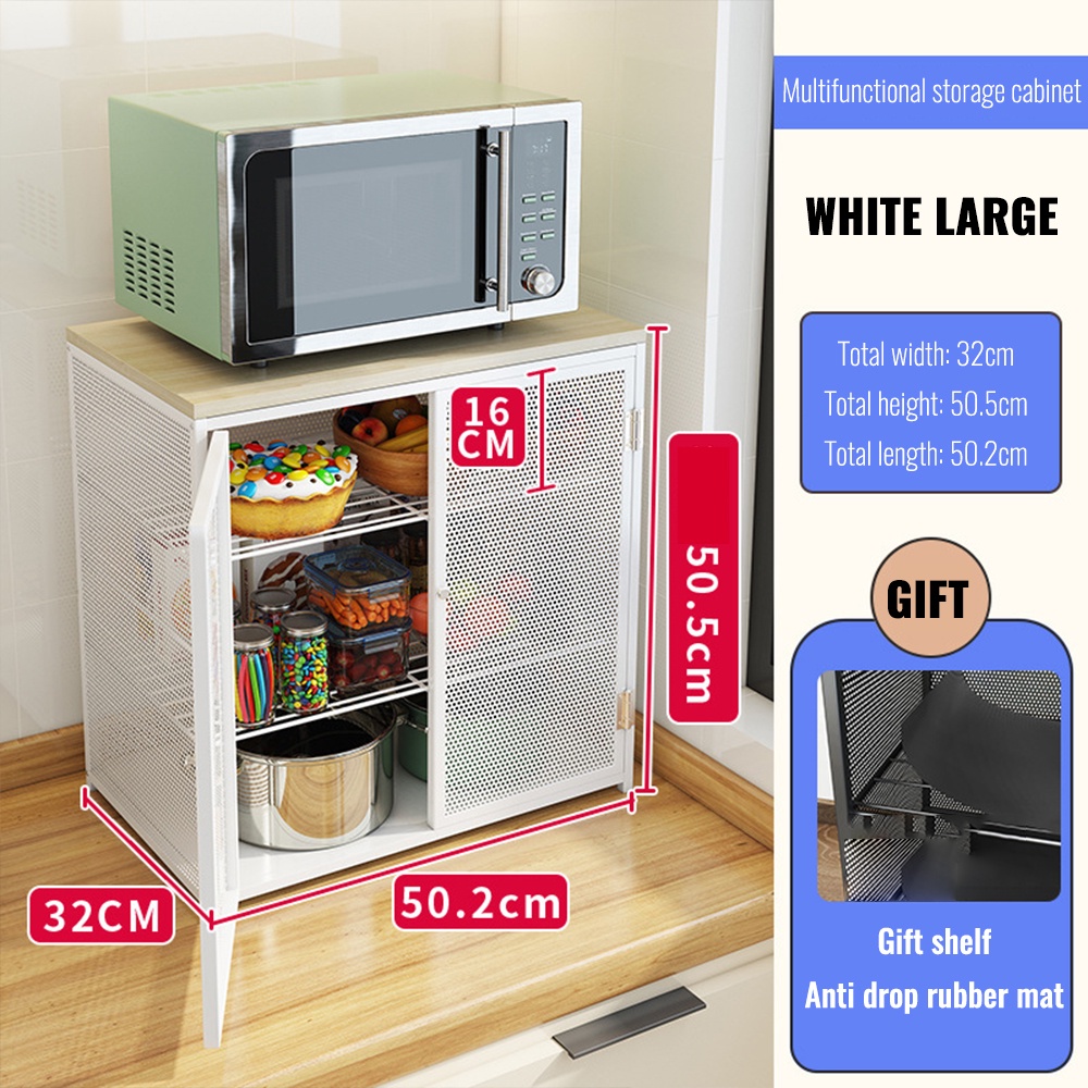Multipurpose Metal Cabinet Kitchen Storage Kabinet Table Dish Storage ...