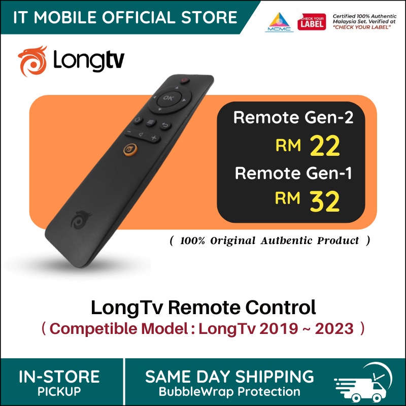 [ ORIGINAL ] LONGTV REMOTE CONTROL / 2.4G REMOTE CONTROL / UNIVERSAL ...