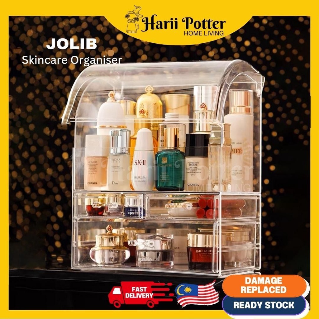 HARII POTTER HOMELIVING JOLIB Skincare Makeup Organizer Large Extra ...