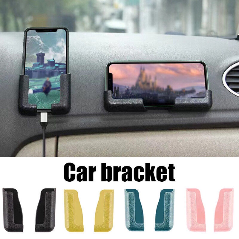 Multifunctional Car Mobile Phone Bracket Self Adhesive Dashboard Mount ...