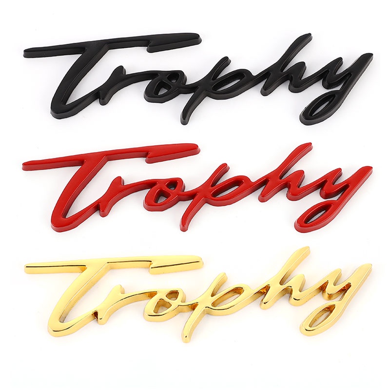3D Metal Trophy Logo Car Stickers Emblem Trunk Badge Auto Decals for ...