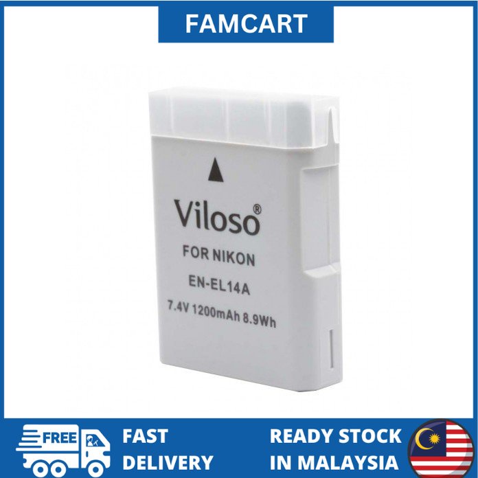 🔥READY STOCK🔥Proocam Battery Nikon D3200 DSLR Camera (En-EL14) | Shopee ...