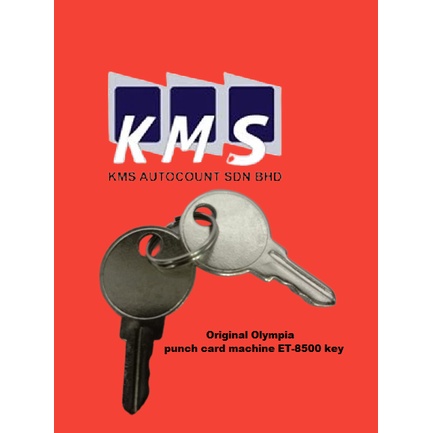 Original Olympia punch card machine ET-8500 key | Shopee Malaysia