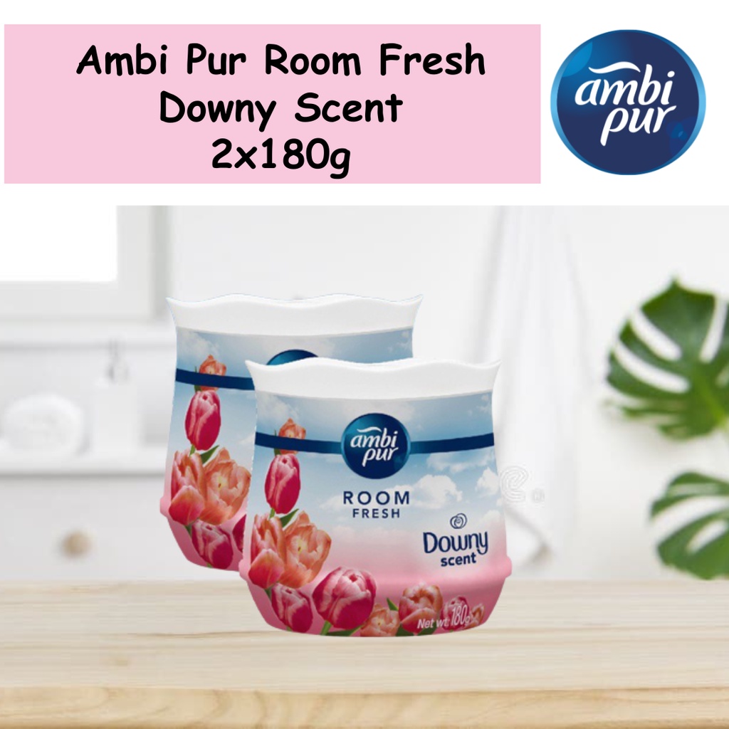 Ambi Pur Room Fresh Gel DOWNY SCENT 2x180g (TWIN PACK) | Shopee Malaysia