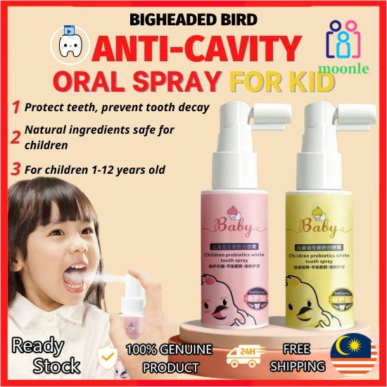 Baby Oral Spray Anti Cavity for Kid Baby Tooth Cleaning Toothache Spray ...