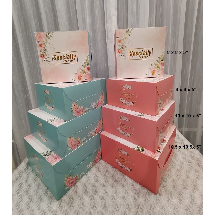 FCB Embossed Gold Hot Stamping Cake Box-10pc/pkt | Shopee Malaysia