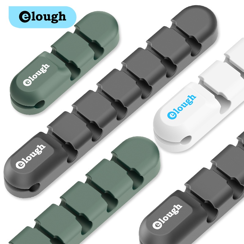 3Clip/5Clip/7Clip Cable Organizer USB Cable Winder Desktop Tidy Management Clips Cable Holder ...