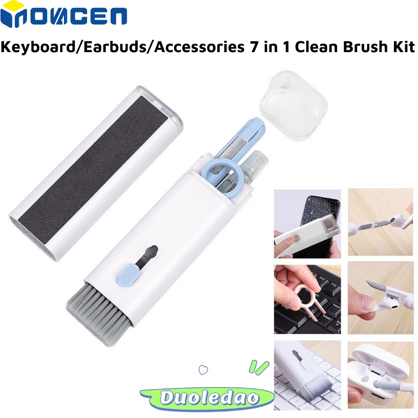 INOVAGEN 7 In 1 Keyboard Cleaning Kit,Screen Cleaner Spray,Earphone ...
