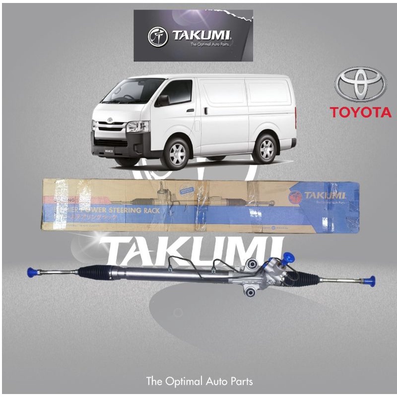 Toyota Hiace KDH200/TRH202 2005 TAKUMI New Steering Rack (Tie Rod End ...