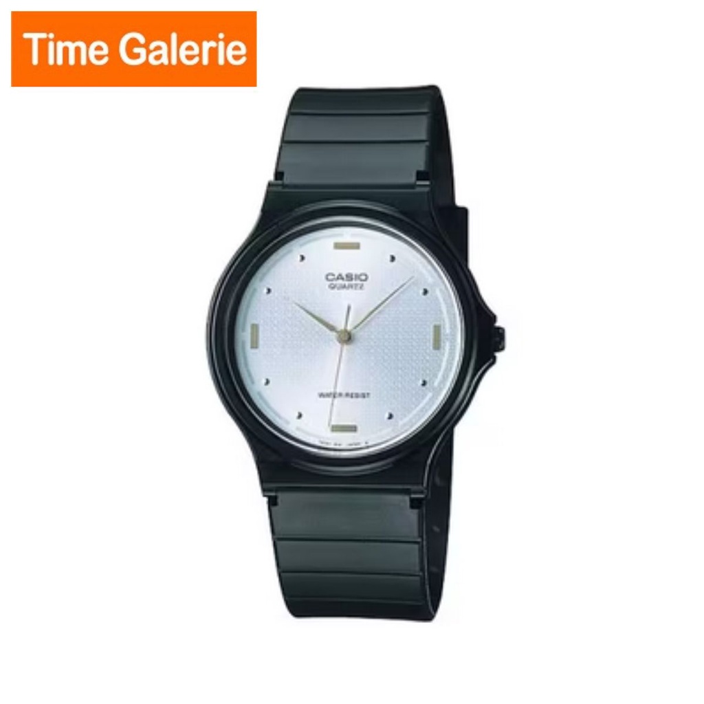 CASIO General Black Strap with White Dial Analog Quartz Men/Women Digital's Watch MQ-76-7A1 ...