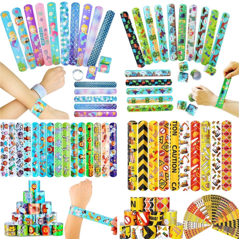 10pcs Cartoon Themed Wristbands Clapping Circles Children's Birthday ...