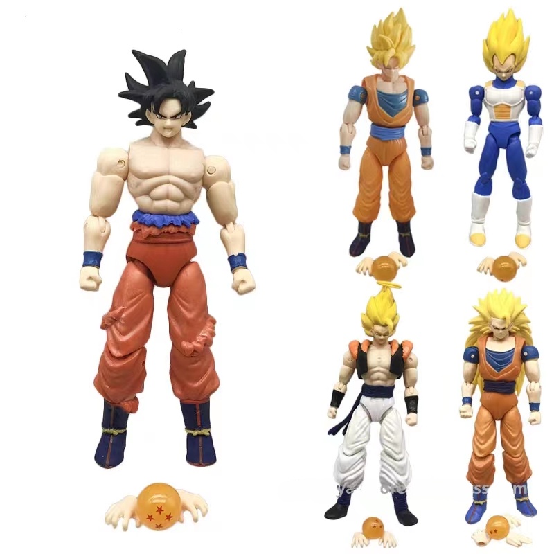 Articulated SHF Dragon Ball Z Action Figures Movable Son Goku Black ...