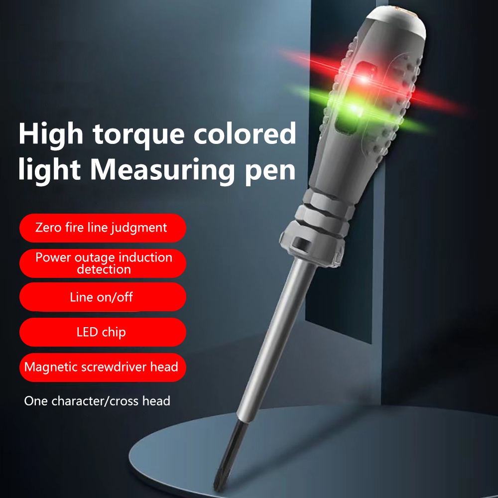 DIYMORE Tester Screwdriver Voltage Tester Light Circuit Tester Digital ...