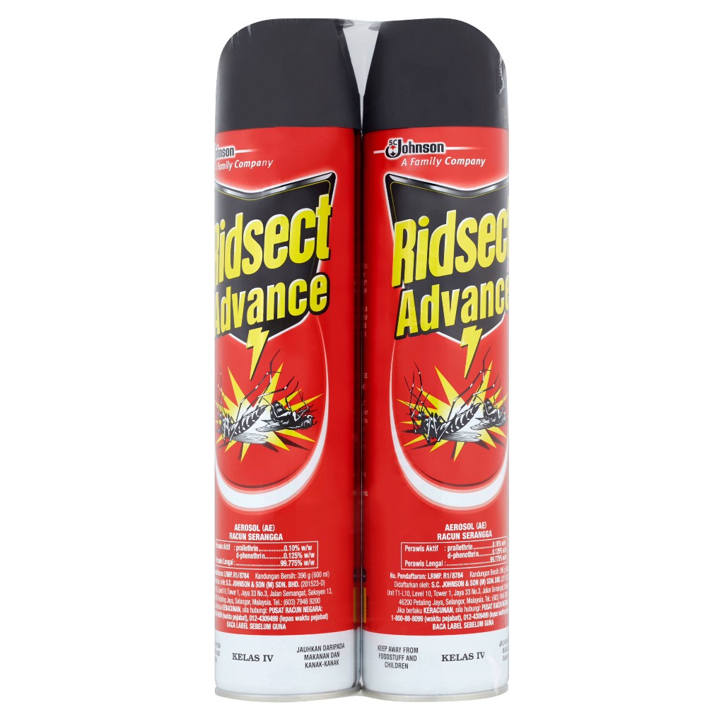 Ridsect Advance Aerosol Spray (2 x 600ml) | Shopee Malaysia