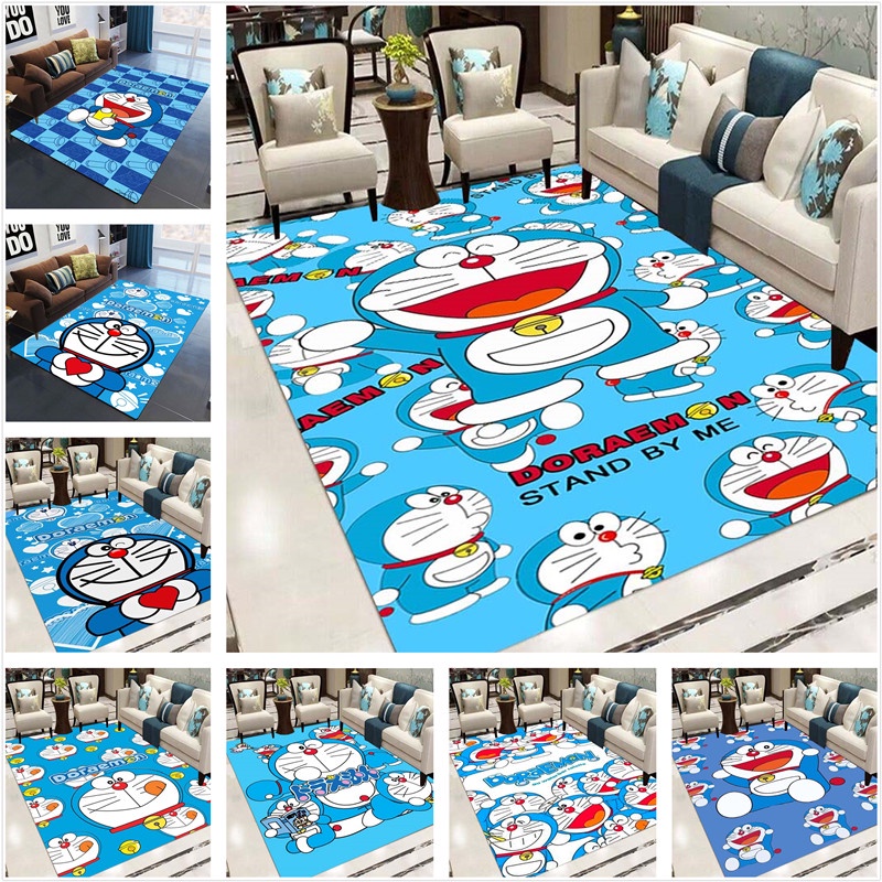 Anime Doraemon Cartoon Dingdang Cat Cute Carpet Office Living Room Sofa ...