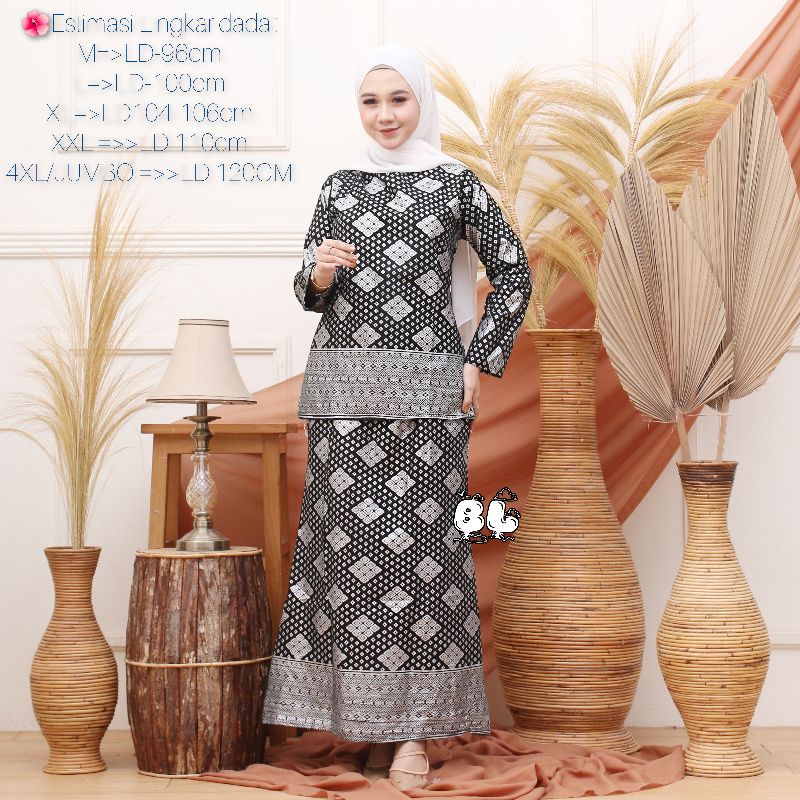 Mega - LATEST MALAY WOMEN'S KURUNG BAJU MODERN WOMEN'S BATIK SET 2021 ...