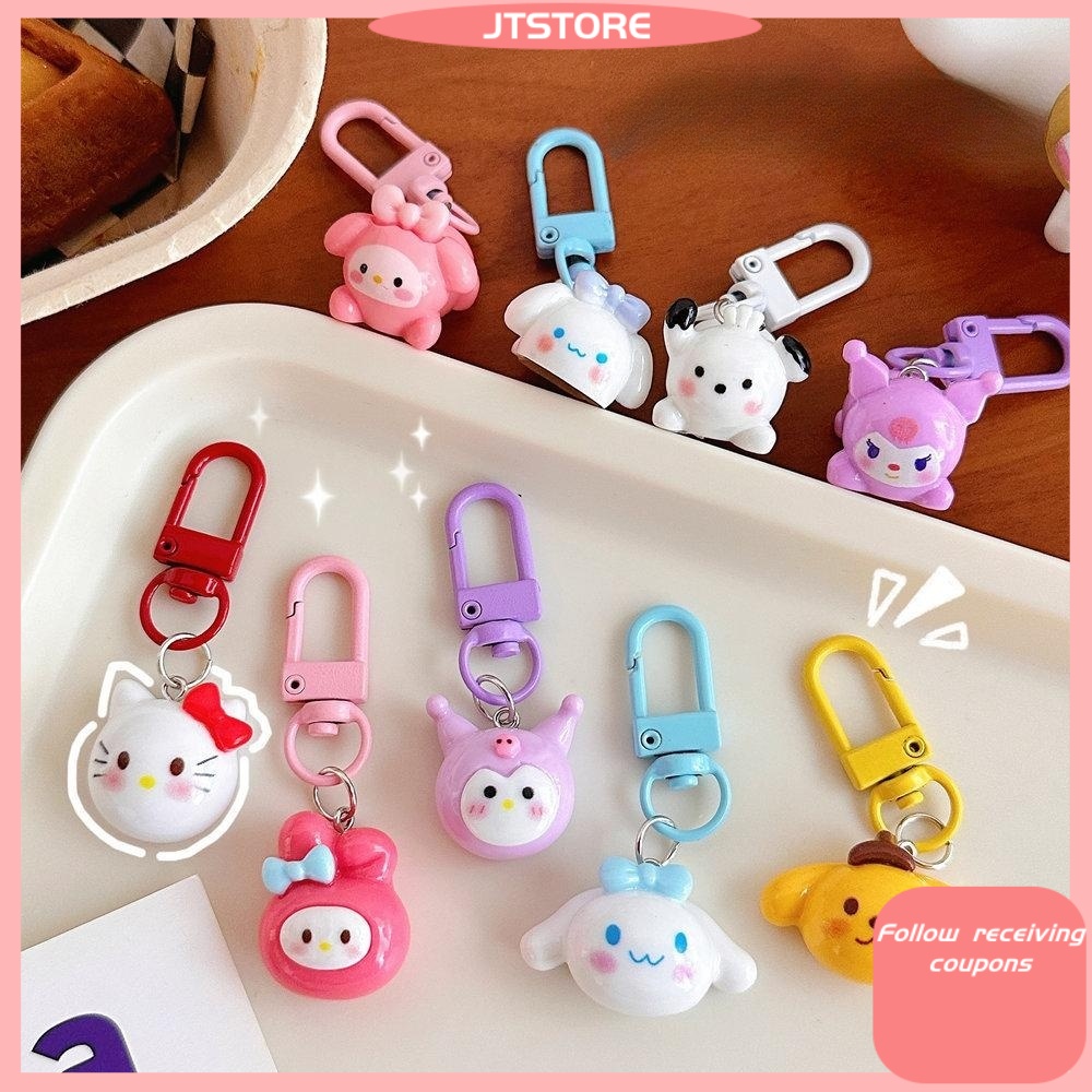 Keychain Cute Cartoon Round Face Head Full Body Keychain Pendant ...