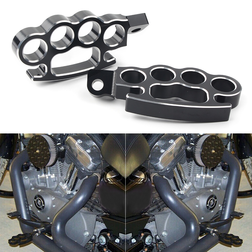 Aluminum Motorcycle Footpeg Knuckle Floor Board Controls Foot Rest For ...