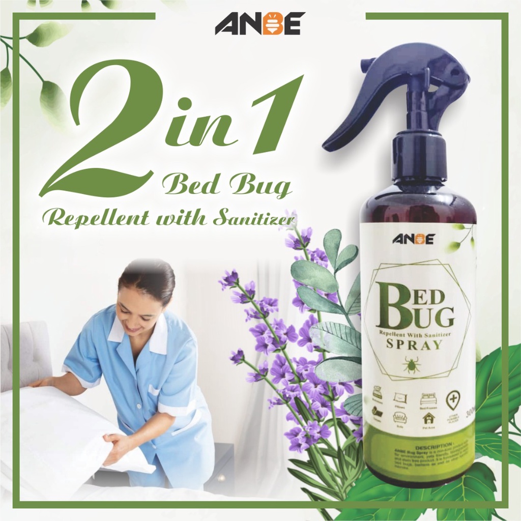 ANBE Bed Bug Repellant with Sanitizer 300ml | Shopee Malaysia
