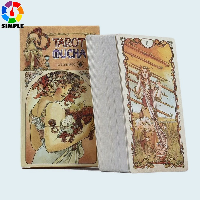 Mucha Tarot Cards Board Game Card Deck | Shopee Malaysia