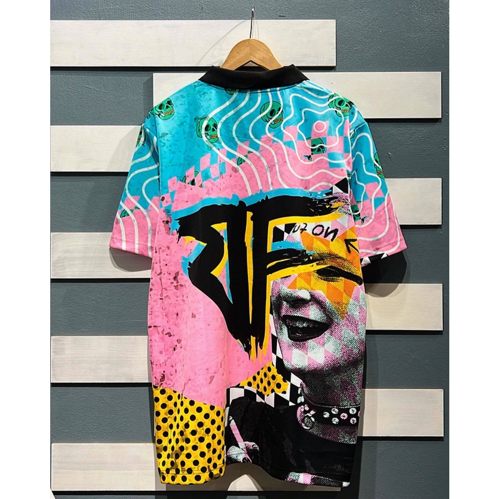 Homebois X Bunkface Jersey 2024 Baju Homebois Vespa Retro Collar ...