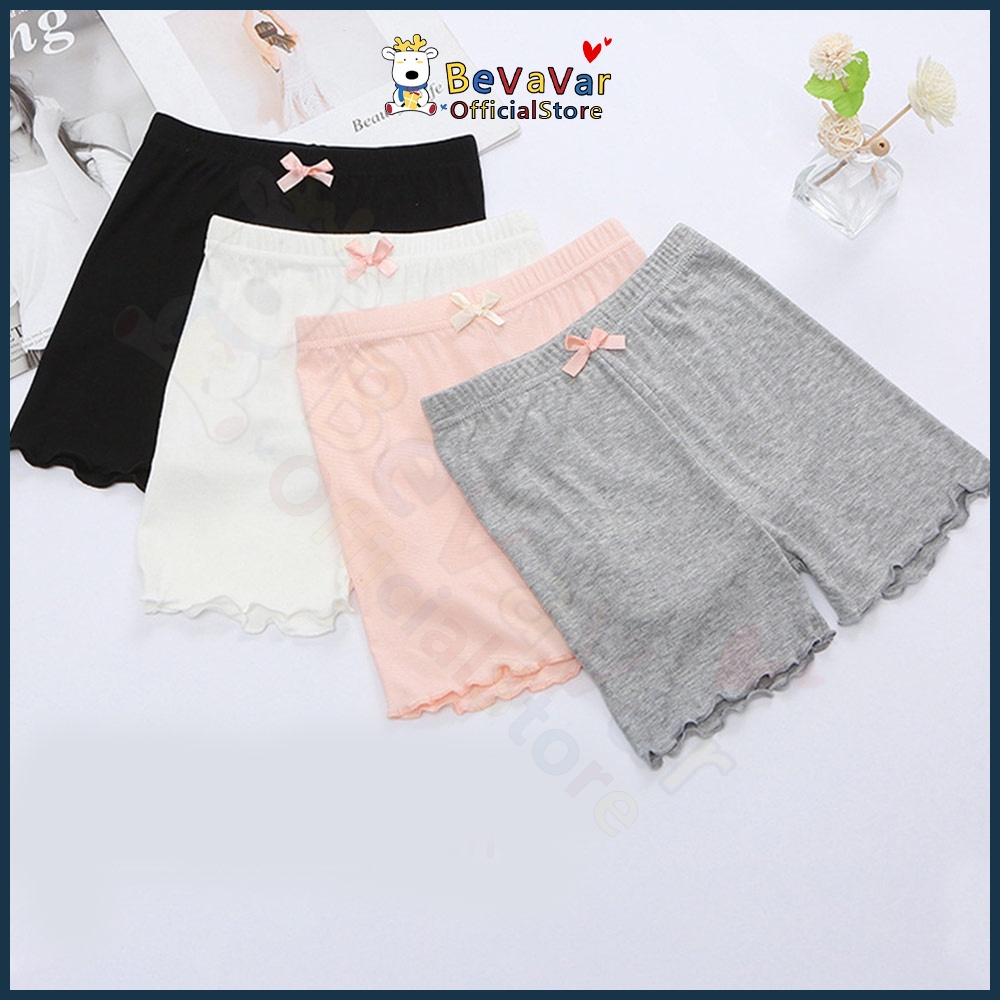 BEVAVAR 3-8Years Girl Teenage Safety Pants Kids Inner Pants Girl ...