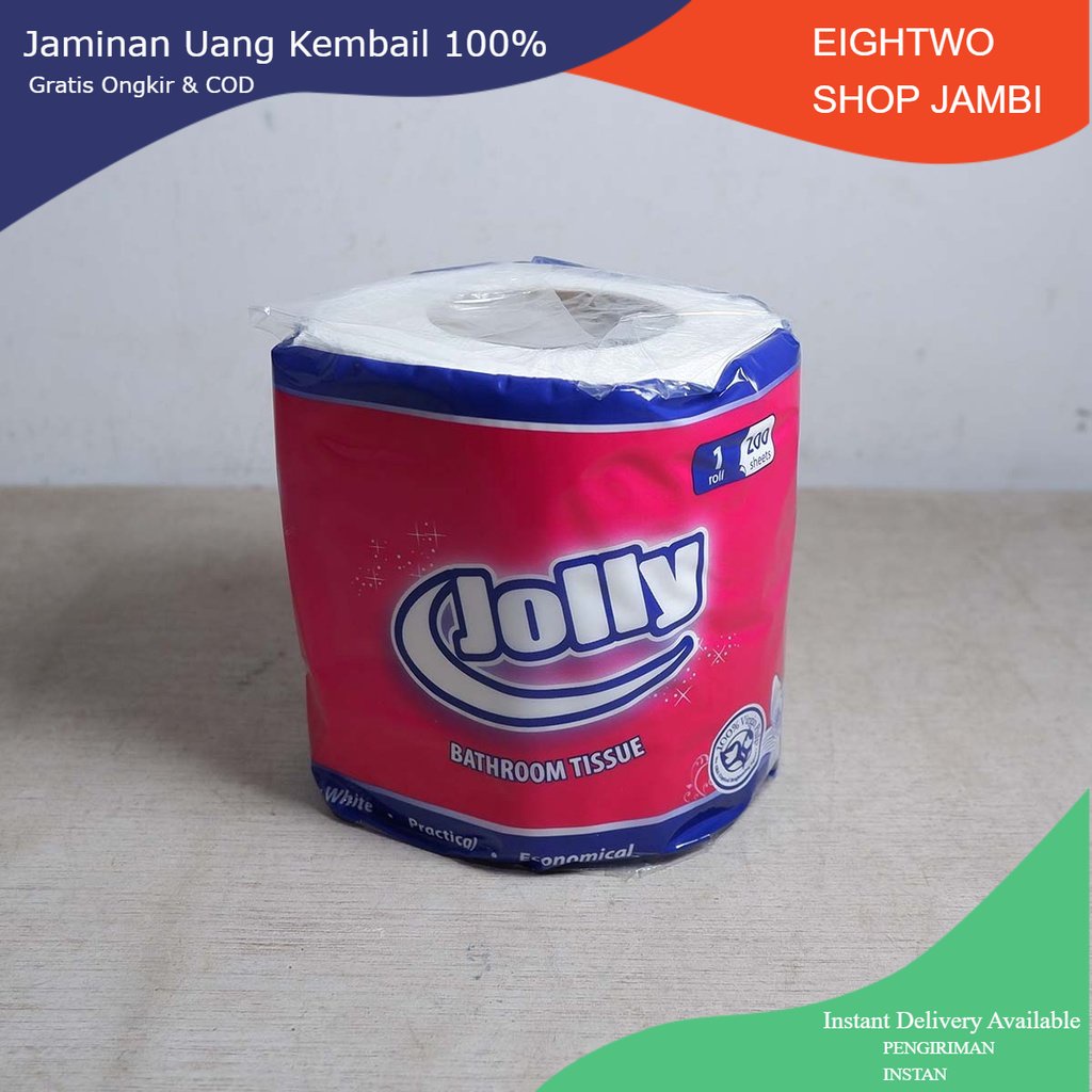 Jolly Toilet Tissue 1 Roll 200 Sheets | Shopee Malaysia