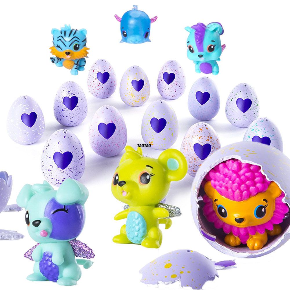 Hatchimals Hatching Egg Interactive Educational Toys Shimmering Draggle ...