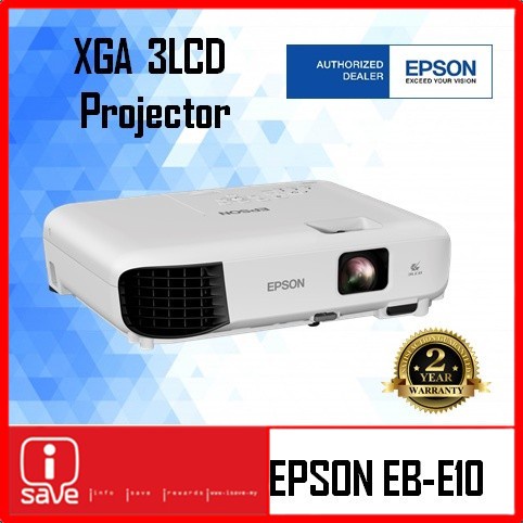 EPSON EB-E10 XGA 3600 LUMENS 3LCD PROJECTOR( EB E10 ) | Shopee Malaysia