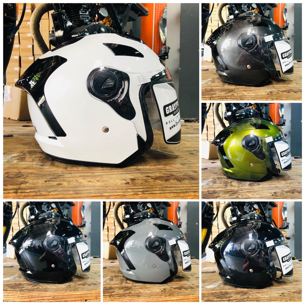 Grayfosh Big Cutting X12J Aeroforce Helmet Sirim Approved | Shopee Malaysia