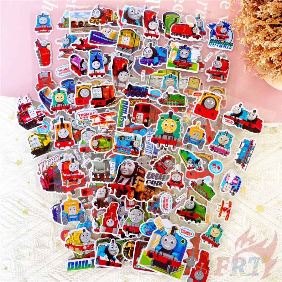 Thomas & Friends Series 01 DIY Rewards Sticker 12Sheets/set Cartoon 3D ...