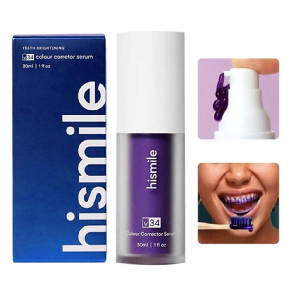 Hismile V34 Colour Corrector, Purple Teeth Whitening, Tooth Stain ...